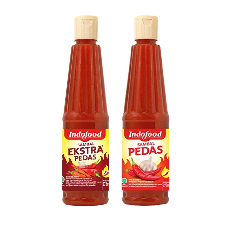Jual Indofood Sambal/Saus Botol 275ml (2 Varian) | Shopee Indonesia
