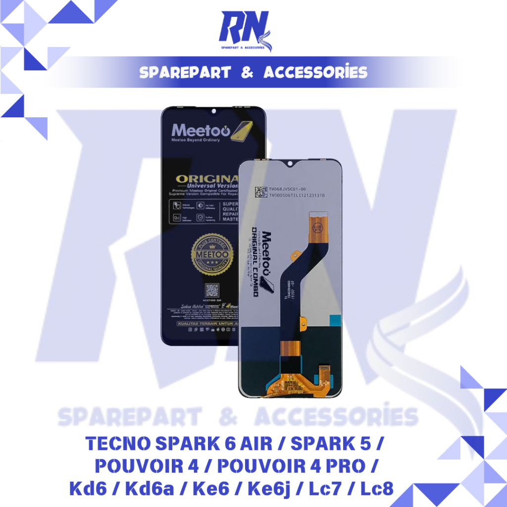 Jual LCD TECNO SPARK 6 AIR / SPARK 5 / POUVOIR 4 / POUVOIR 4 PRO - Kd6 ...
