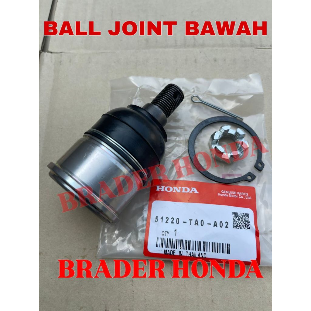 Jual BALL JOINT LOWER ARM KNUCKLE DEPAN ACCORD CP2 2008 2009 2010 2011 2012 HONDA 51220-TA0-A02 ...