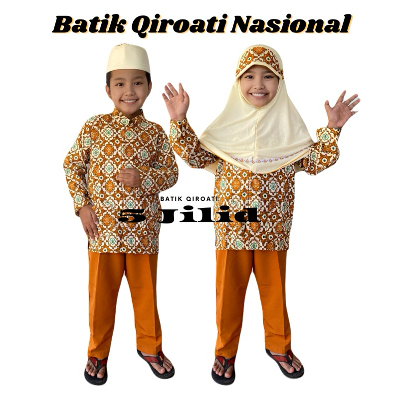 Jual Terbaru Seragam Nasional Batik Qiroati 5 Jilid pendiri KH Ahmad ...