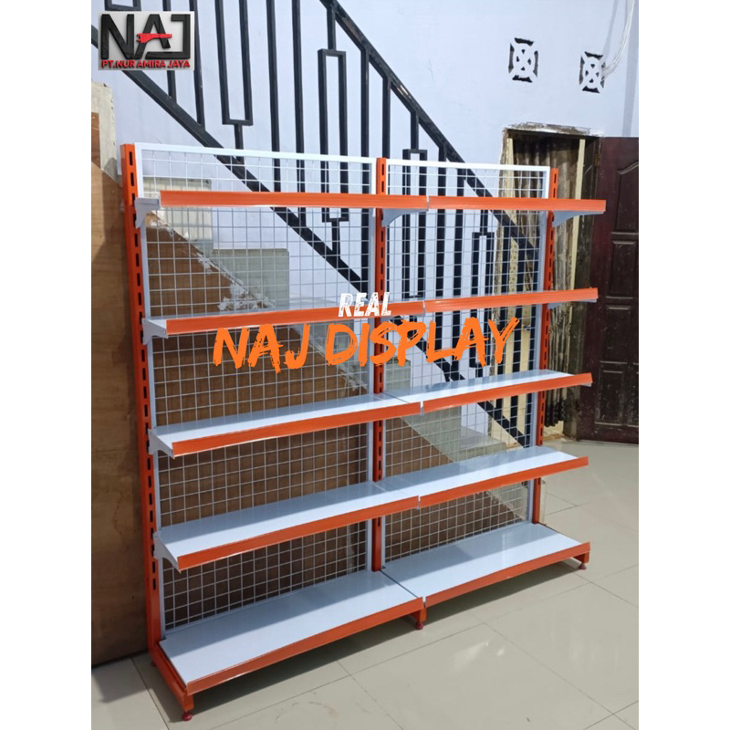 Jual Rak Minimarket Single Star 5 Susun Rak Besi Menyimpan Barang ...