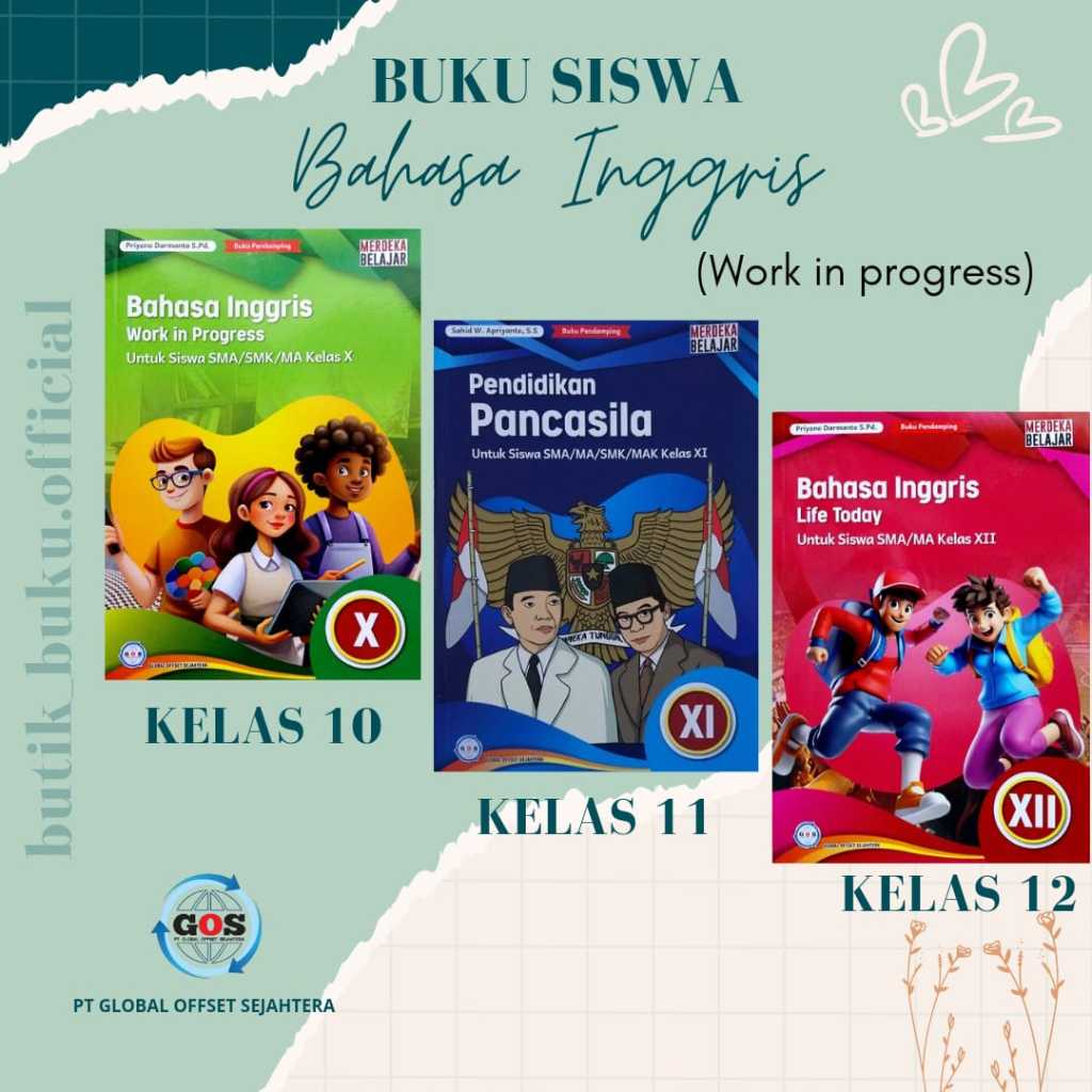Jual BUKU SISWA BAHASA INGGRIS KELAS 10,11,12 KURIKULUM PENGGERAK-MERDEKA SMA/SMK/MA (PENERBIT ...