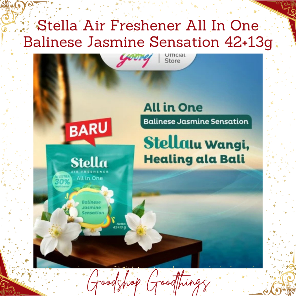 Jual Stella Air Freshener All In One Balinese Jasmine Sensation 42+13g / Stella Pengharum ...