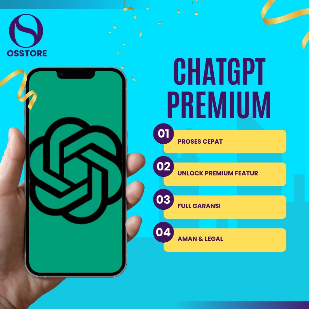 Jual ChatGPT Premium plus Full Garansi 1 tahun | Shopee Indonesia