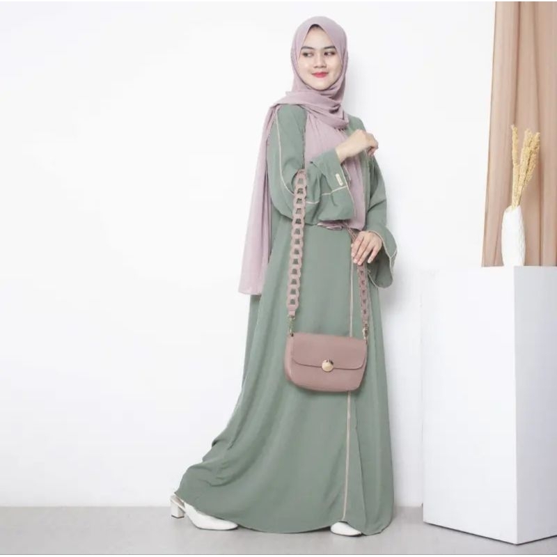 Jual ABAYA BASIC/ ABAYA TURKEY/BAHAN WOLFIS PREMIUM | Shopee Indonesia