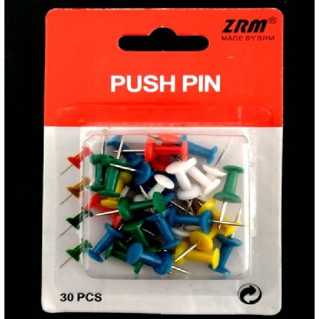 Jual PUSH PIN P-30 TP WARNA ZRM | Shopee Indonesia