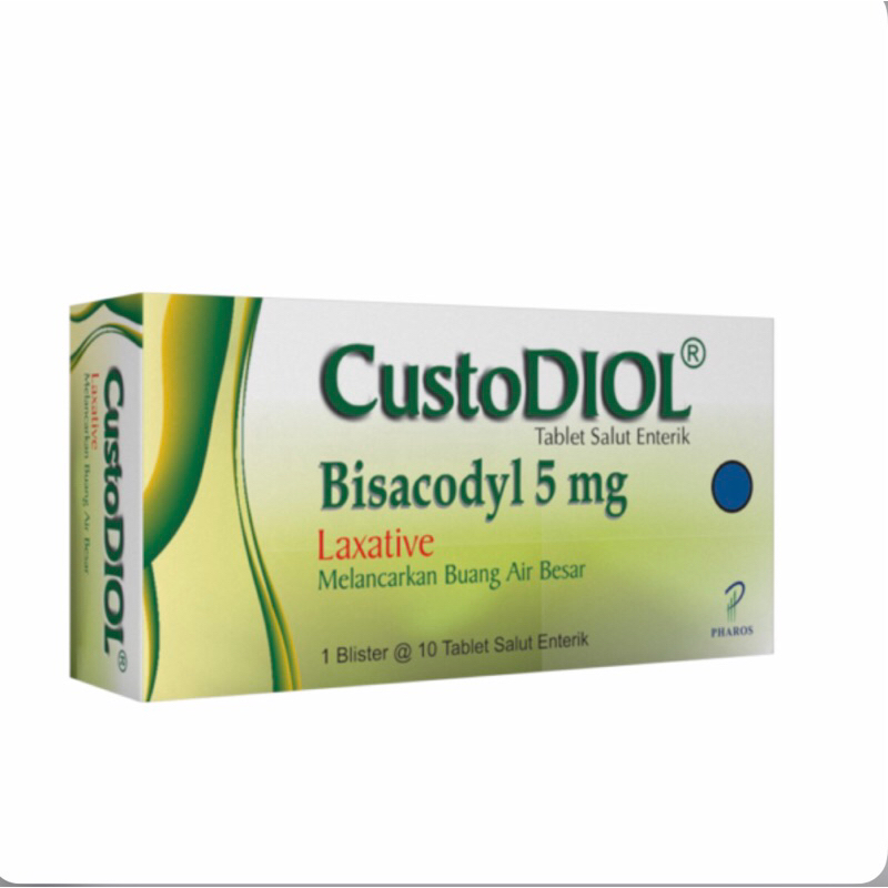 Jual Custodiol Bisacodyl 5mg / 1 Blister 10 Tablet / Obat Pelancar Buang Air Besar | Shopee ...