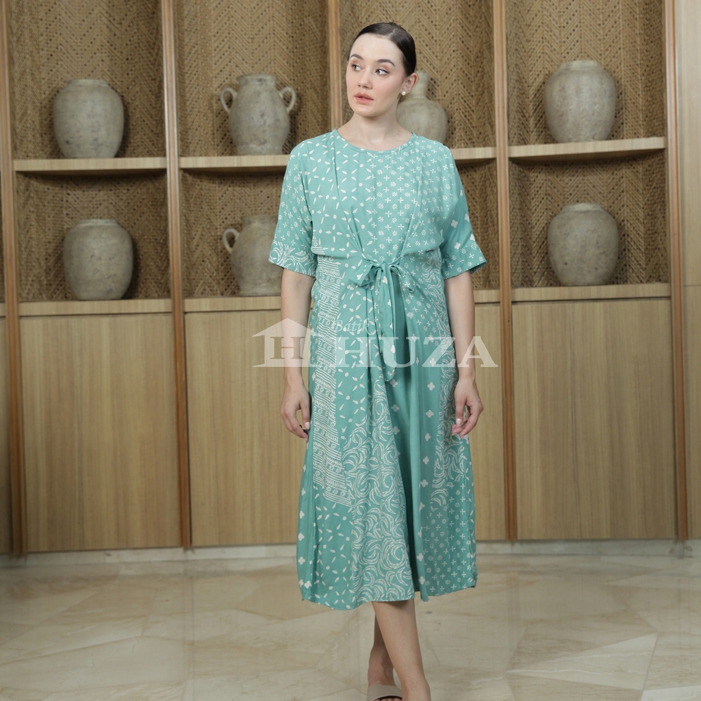 Jual Batik Huza - Dress Deyza (Ryn) | Shopee Indonesia