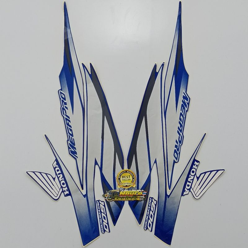 Jual Striping stiker lis polet body Honda megapro mega pro primus 2007 ...