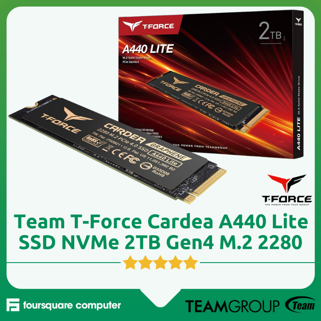 Jual Team T-Force Cardea A440 Lite SSD NVMe 2TB Gen 4 M.2 2280 | Shopee Indonesia
