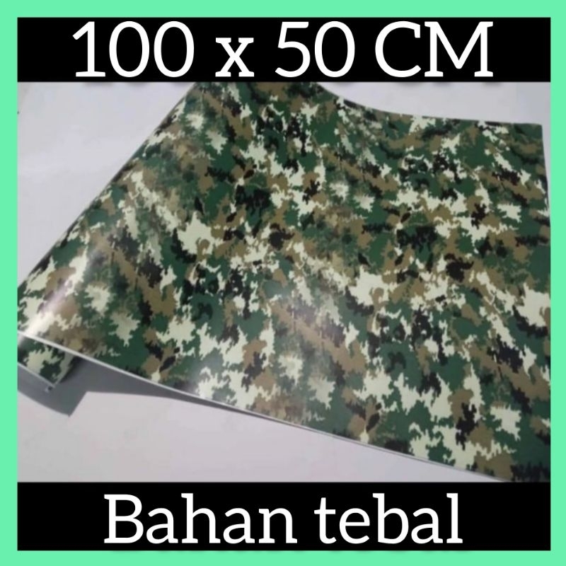 Jual STIKER CAMO MOTIF TNI KOSTRAD UKURAN 100X50 TERBARU DAN TERMURAH ...