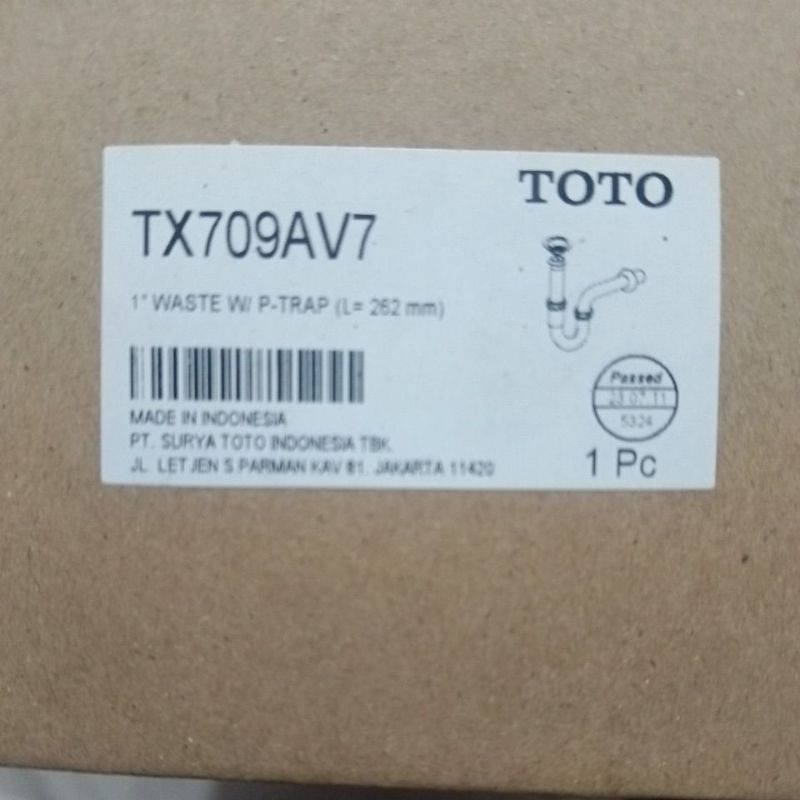 Jual Apur pembungan wastafel TOTO TX709AV7 | Shopee Indonesia