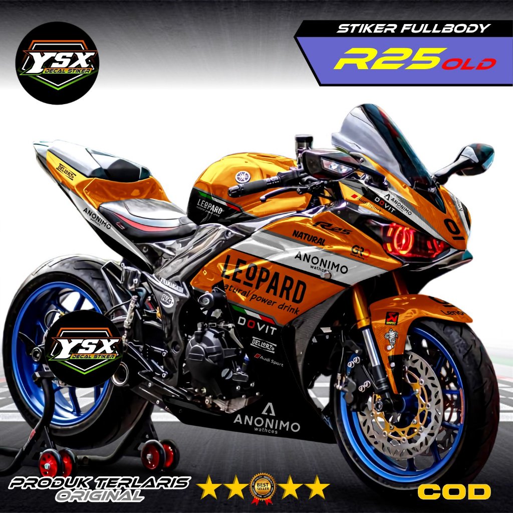 Jual Decal R25 Old Stiker Fullbody Desain Racing Baru | Shopee Indonesia