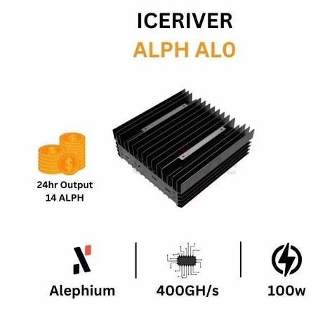Jual Mesin Mining - ICERIVER ALPH ALO 400 GHS ASIC MINING | Shopee ...