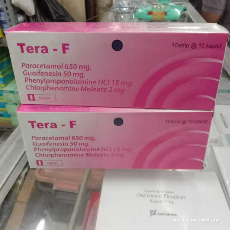 Jual TERA-F Box isi 100 kaplet-Obat Demam, Batuk & Pilek | Shopee Indonesia