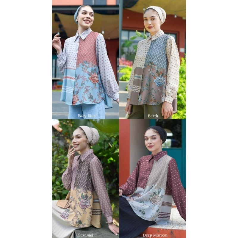 Jual Raheema Blouse heavenlights HL | Shopee Indonesia