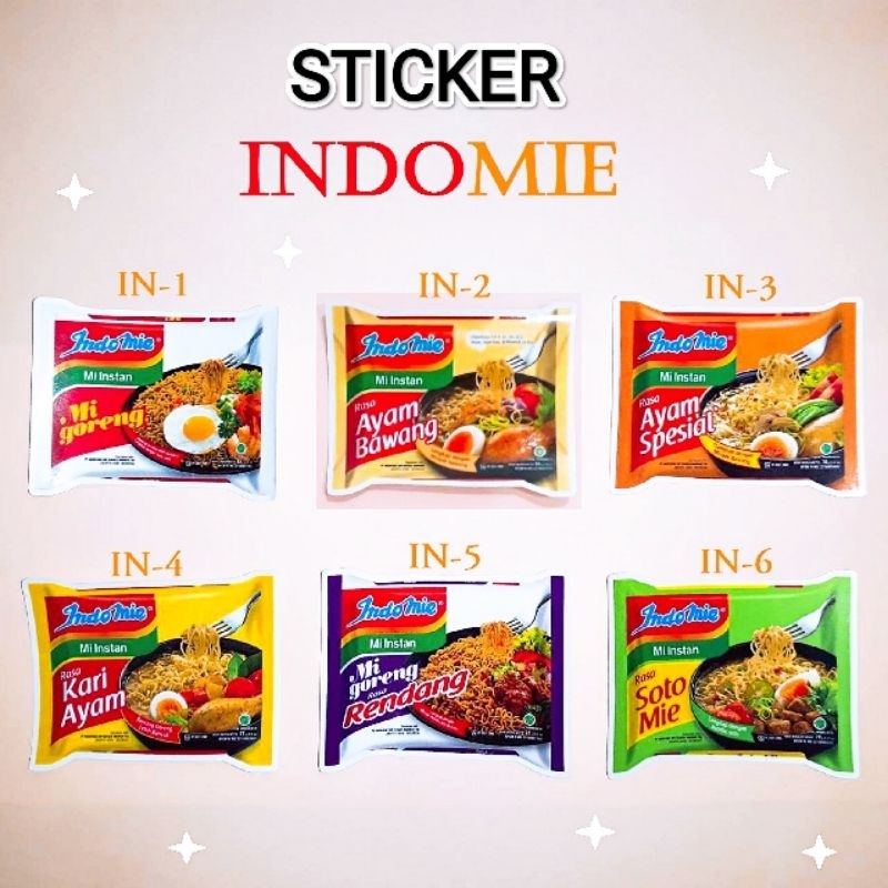 Jual Sticker / Stiker Pajangan Indomie | Shopee Indonesia