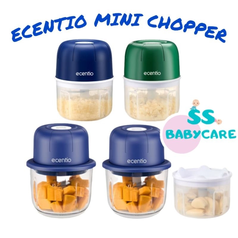 Jual Ecentio Mini Chopper Portable 350ml & 250ml 6 Mata Pisau - Blender ...