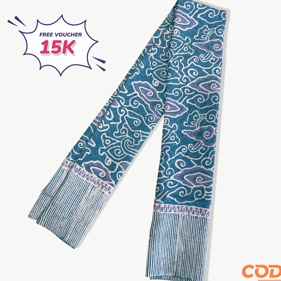 Jual BATIK SALMA Scarf Slayer Batik Motif Mega Mendung Bahan Doby ...