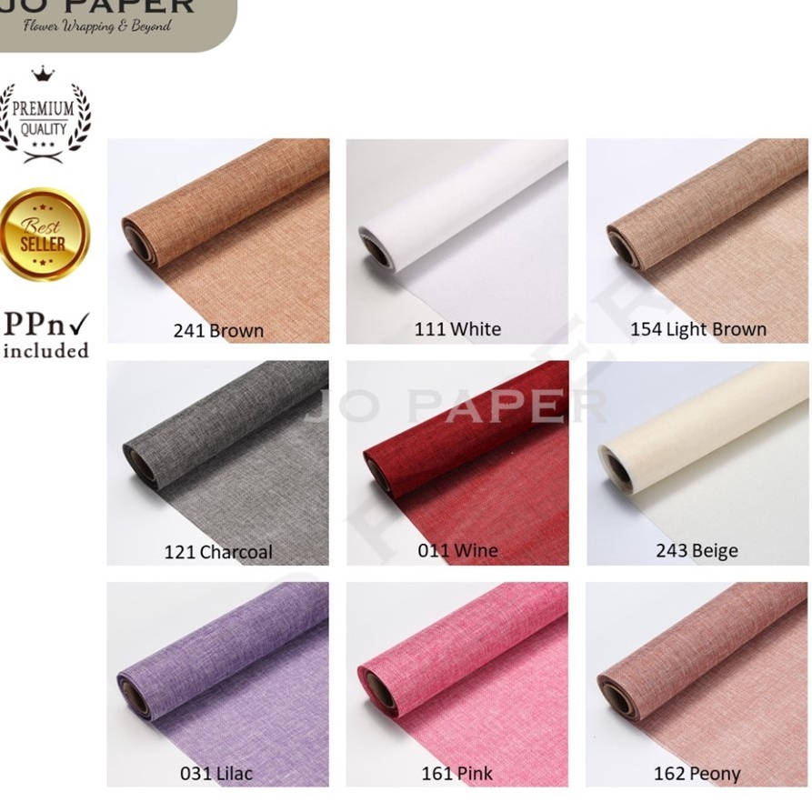 Jual Penjual Resmi Flower Wrapping Paper Jute Korea Karung Goni Mesh ...
