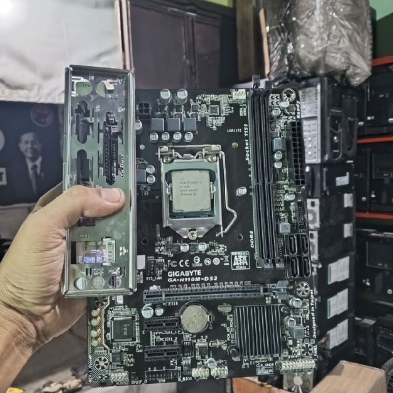 Jual Matherbord h110 + i3 7100 | Shopee Indonesia