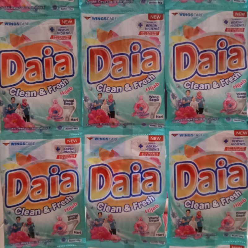Jual 1 DUS/KARTON/BOX DAIA BUBUK 1000 CLEAN & FRESH HIJAB ISI 72 SACHET ...