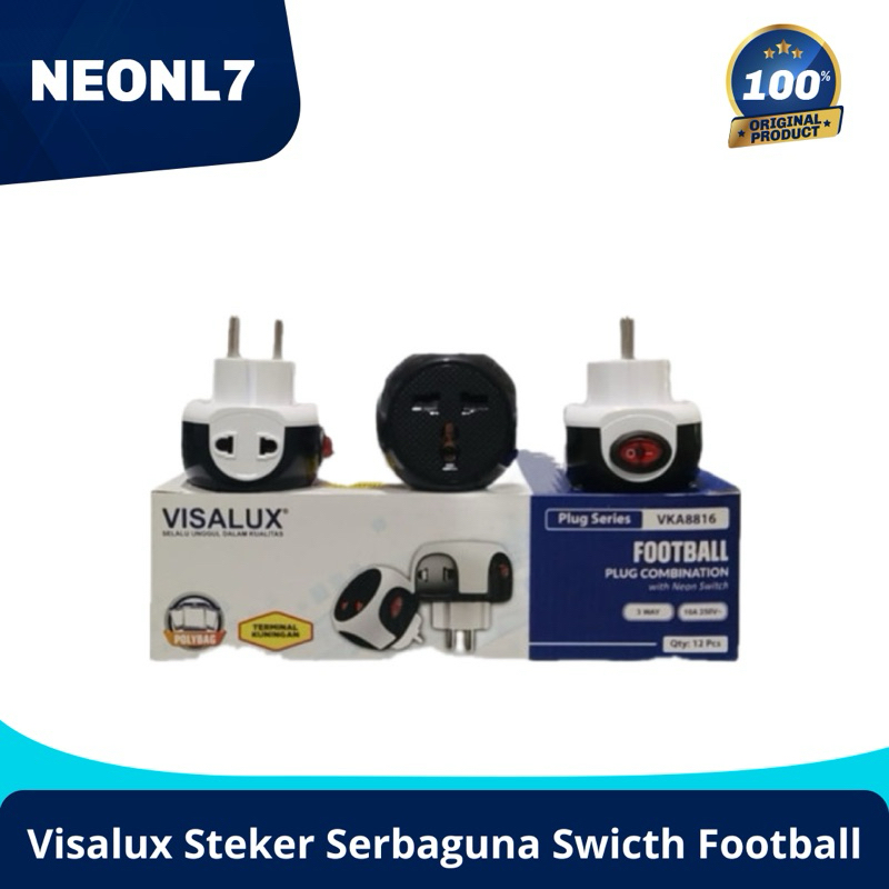 Jual VISALUX STEKER SAKLAR SERBAGUNA FOOTBALL PLUG COMBINATION VKA8816 | Shopee Indonesia