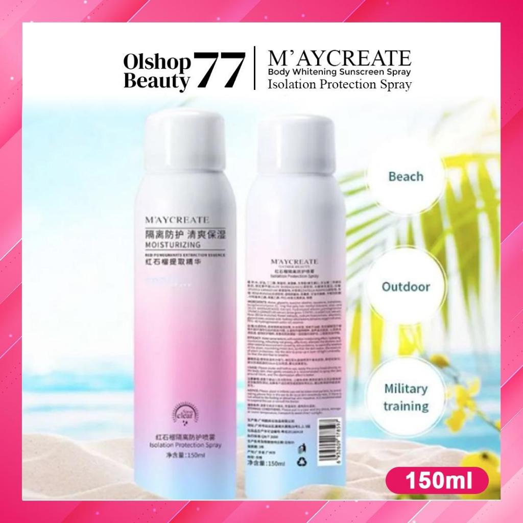 Jual MAYCREATE WHITENING SPRAY PEMUITH INSTANT ORIGINAL | Shopee Indonesia