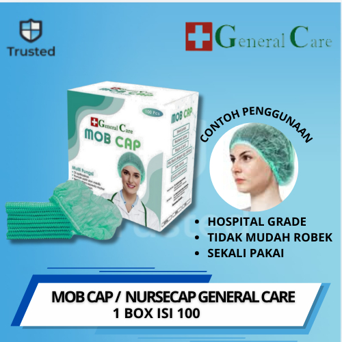 Jual NURSE CAP GENERAL CARE MOB CAP HAIR NET TOPI PERAWAT | Shopee ...