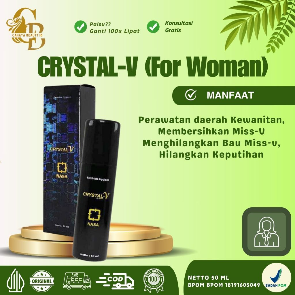 Jual CRYSTAL-V SPRAY NASA 50 ml- VSPRAY (feminim hygine praktis ...