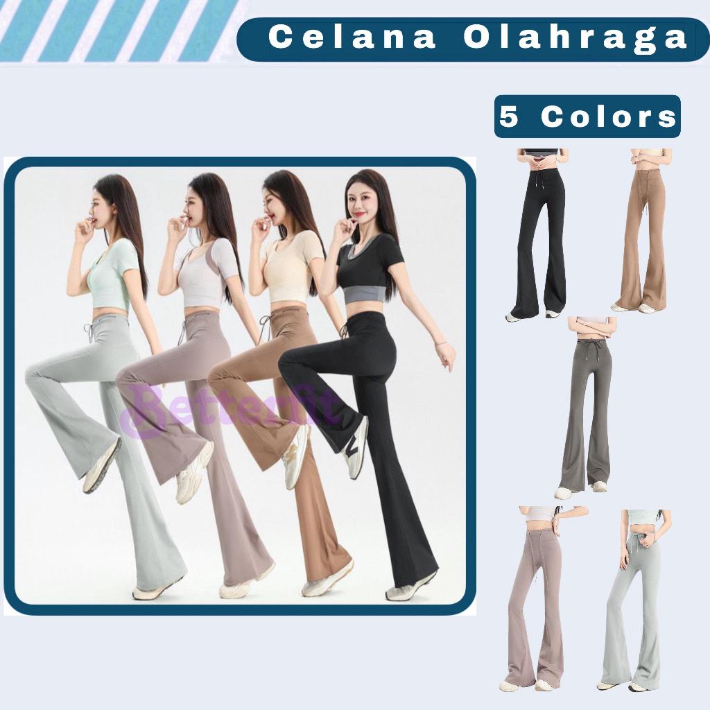 Jual CUTBRAY HIGHWAIST LEGGING Flare Yoga Pilates - Legging Celana ...