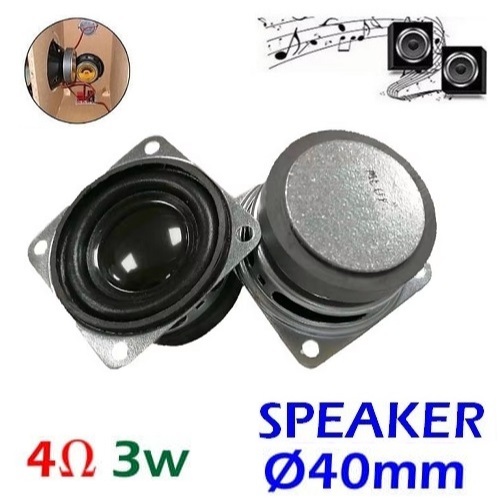 Jual Speaker Mini KOTAK 3W 4R 3 Watt 4 Ohm Kit PAM8403 1.5" Inch 40mm Full Range Audio Mini ...