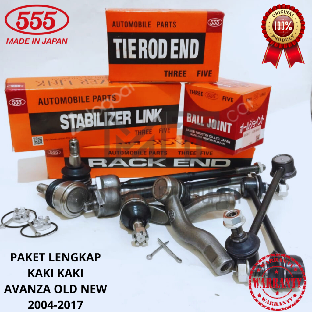 Jual PAKET KAKI KAKI AVANZA XENIA OLD NEW 555 JAPAN LENGKAP ORIGINAL ...