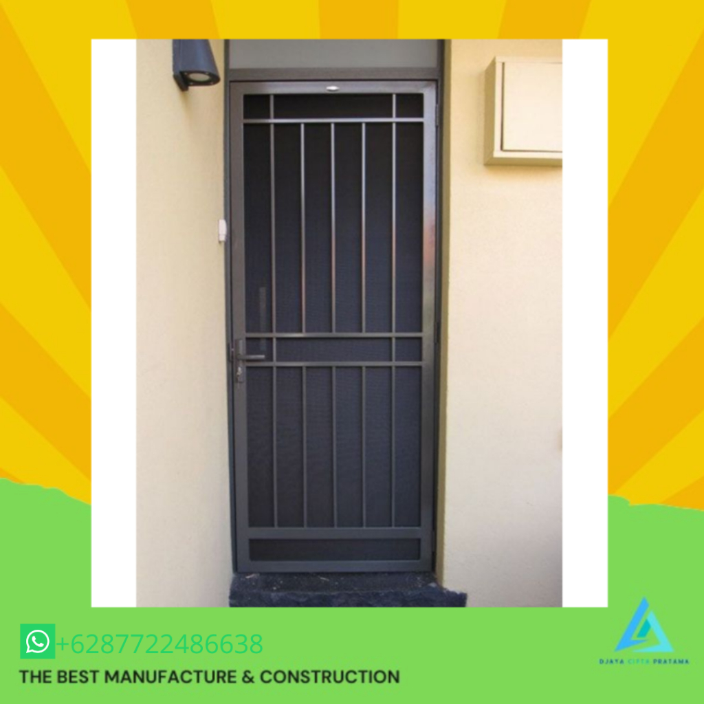 Jual Pintu Tralis Besi Minimalis Vertical Singel | Shopee Indonesia