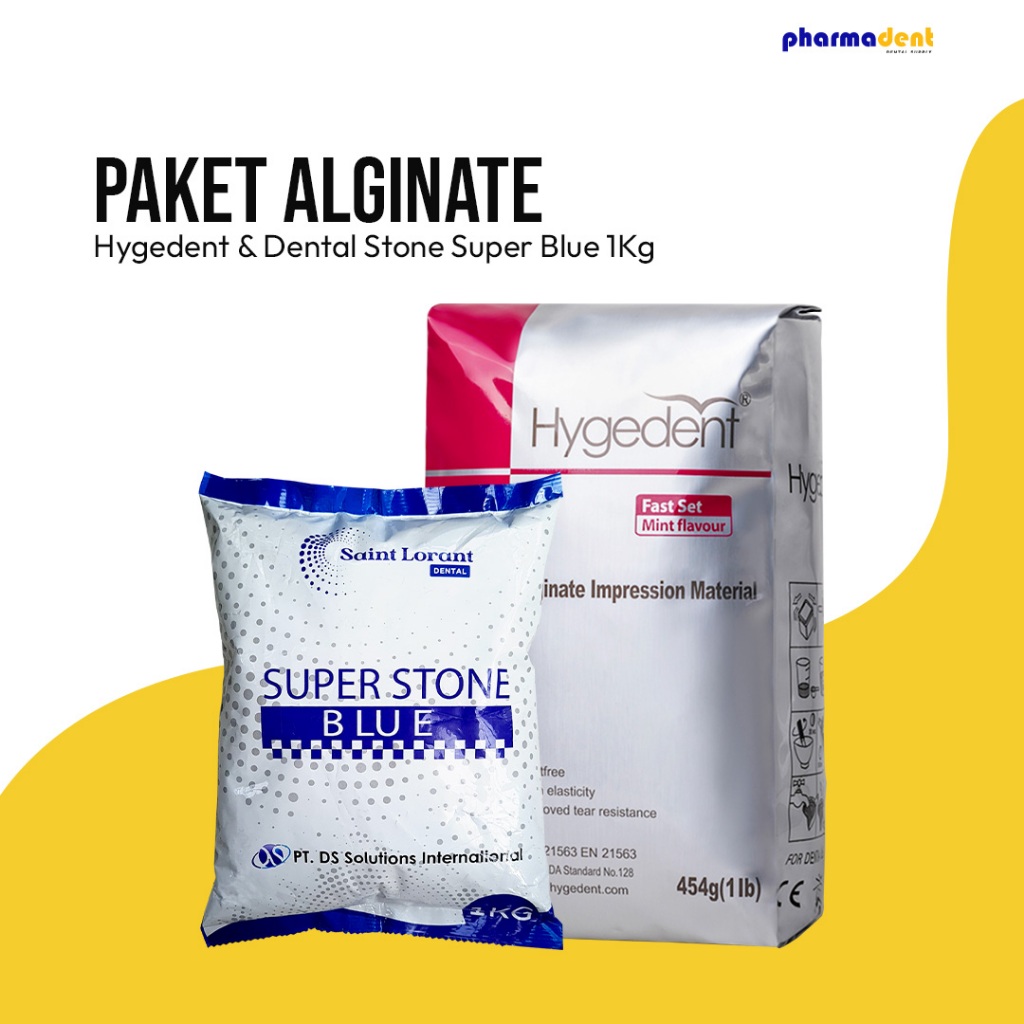 Jual Pharmadent - Paket Alginate & Stone Super Blue 1Kg Free Dus ...
