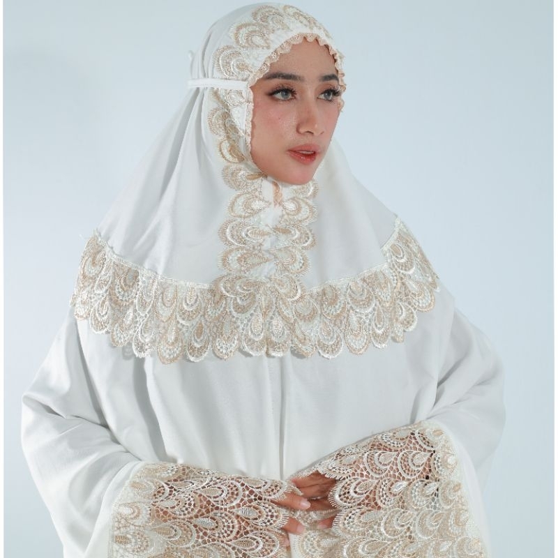 Jual [ NEW ] MUKENA DEWASA AZZURA KATUN PREMIUM GRADE A RENDA GIPER ...
