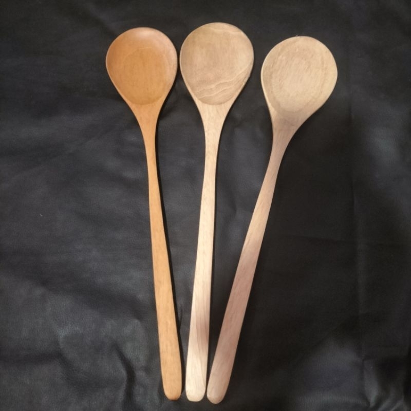 Jual Sendok sayur kayu mahoni/Sutil sayur/spatula sayur | Shopee Indonesia