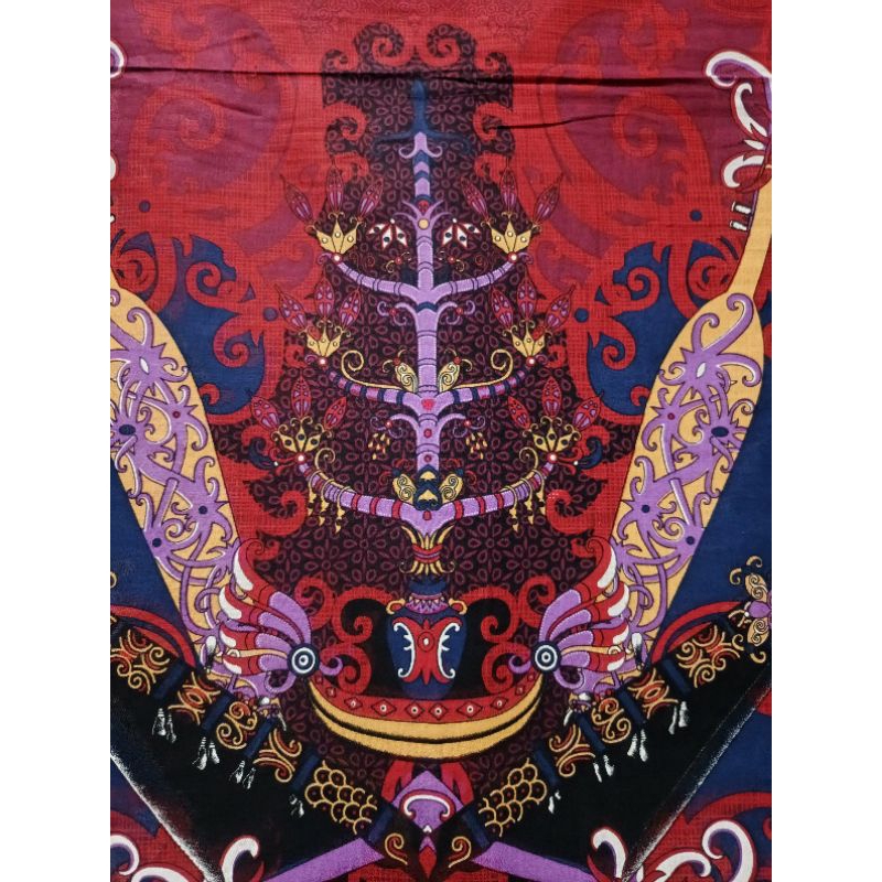 Jual Kain Batik etnik dayak khas motif kalteng bahan katun | Shopee Indonesia