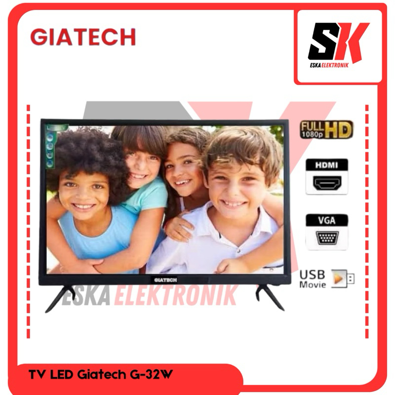 Jual Tv Led Android Giatech 32inch Tv Android Giatech | Shopee Indonesia