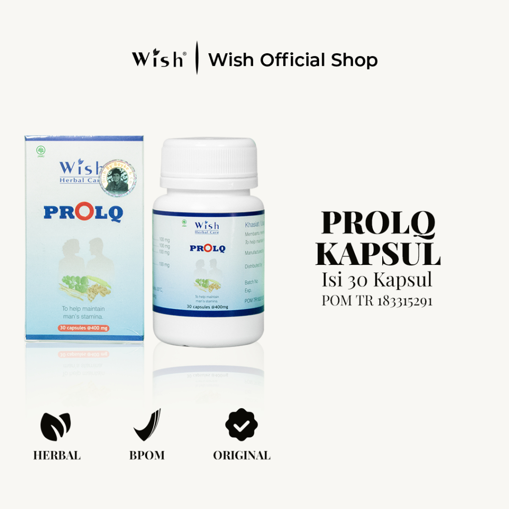 Jual Wish Prolq Kapsul - Multivitamin Pria Punjang Performa & Stamina ...