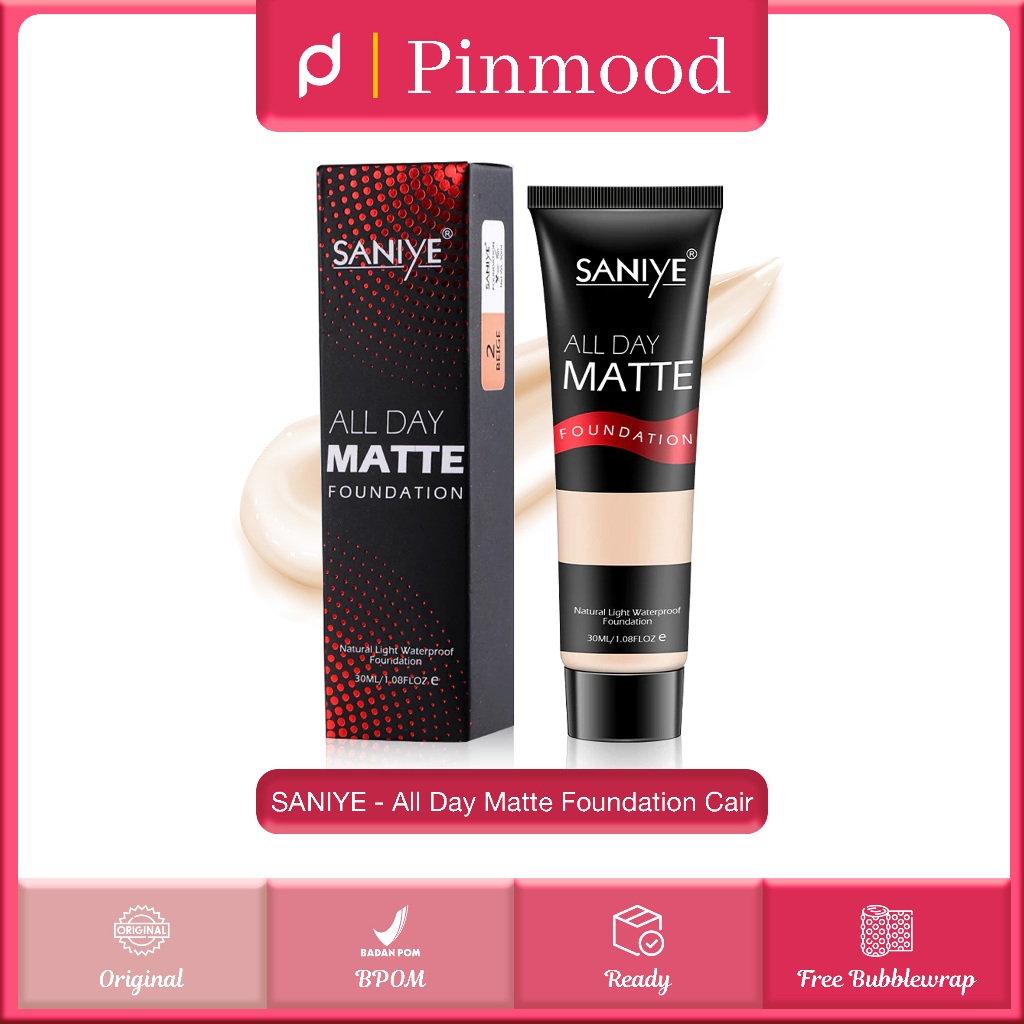 Jual SANIYE - ALL DAY MATTE FOUNDATION R1157 ( 30 ml ) - Foundation ...