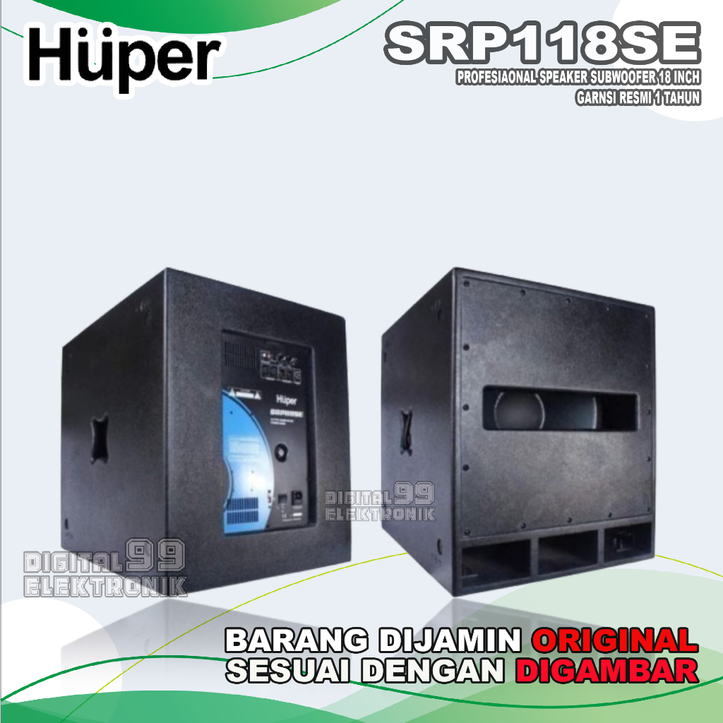 Jual Speaker Aktif Subwoofer 18 Inch HUPER SRP118 | SRP 118 | SRP-118 Original Harga 1 Pasang ...