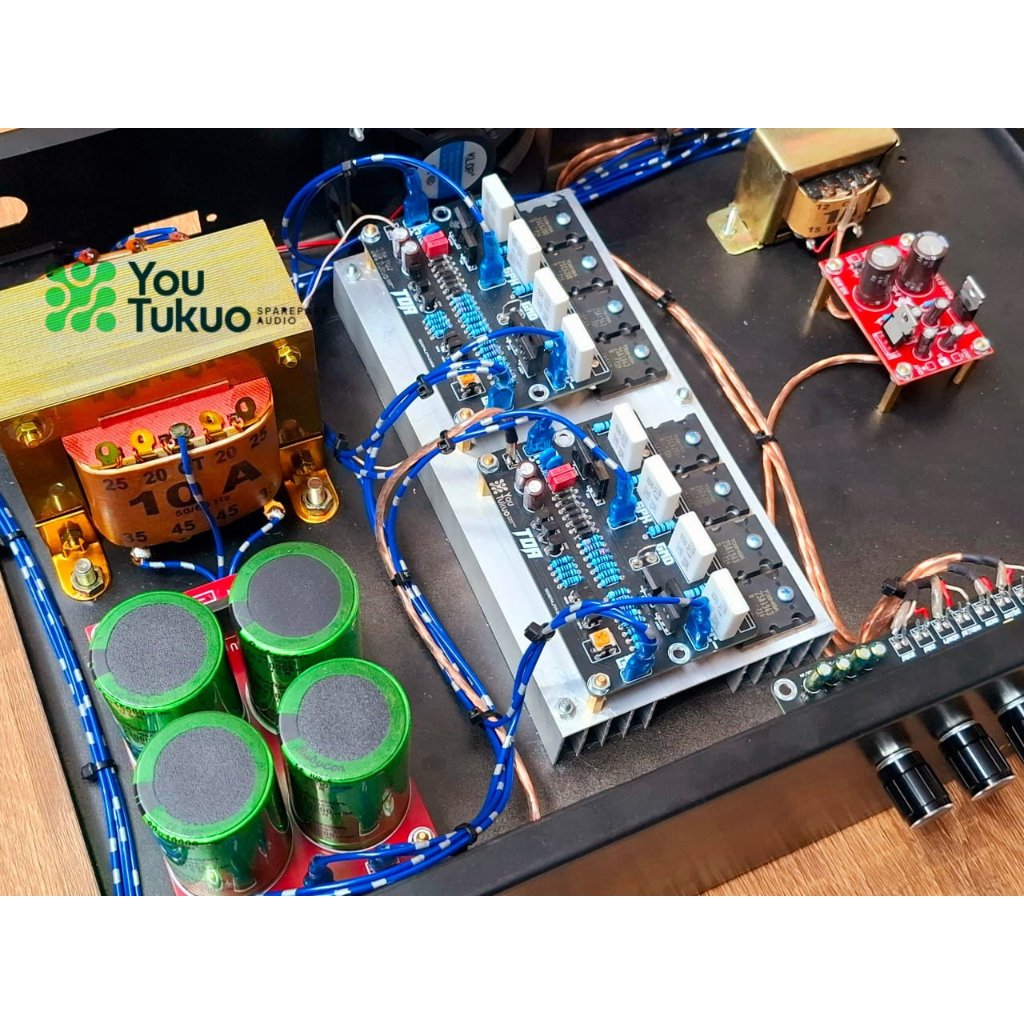 Jual power amplifier rakitan 10 ampere ct 45v TOA / MID high | Shopee ...