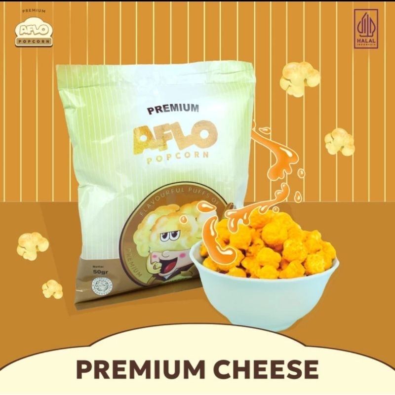 Jual Popcorn Aflo Premium Cheese 50gr Puffs | Shopee Indonesia