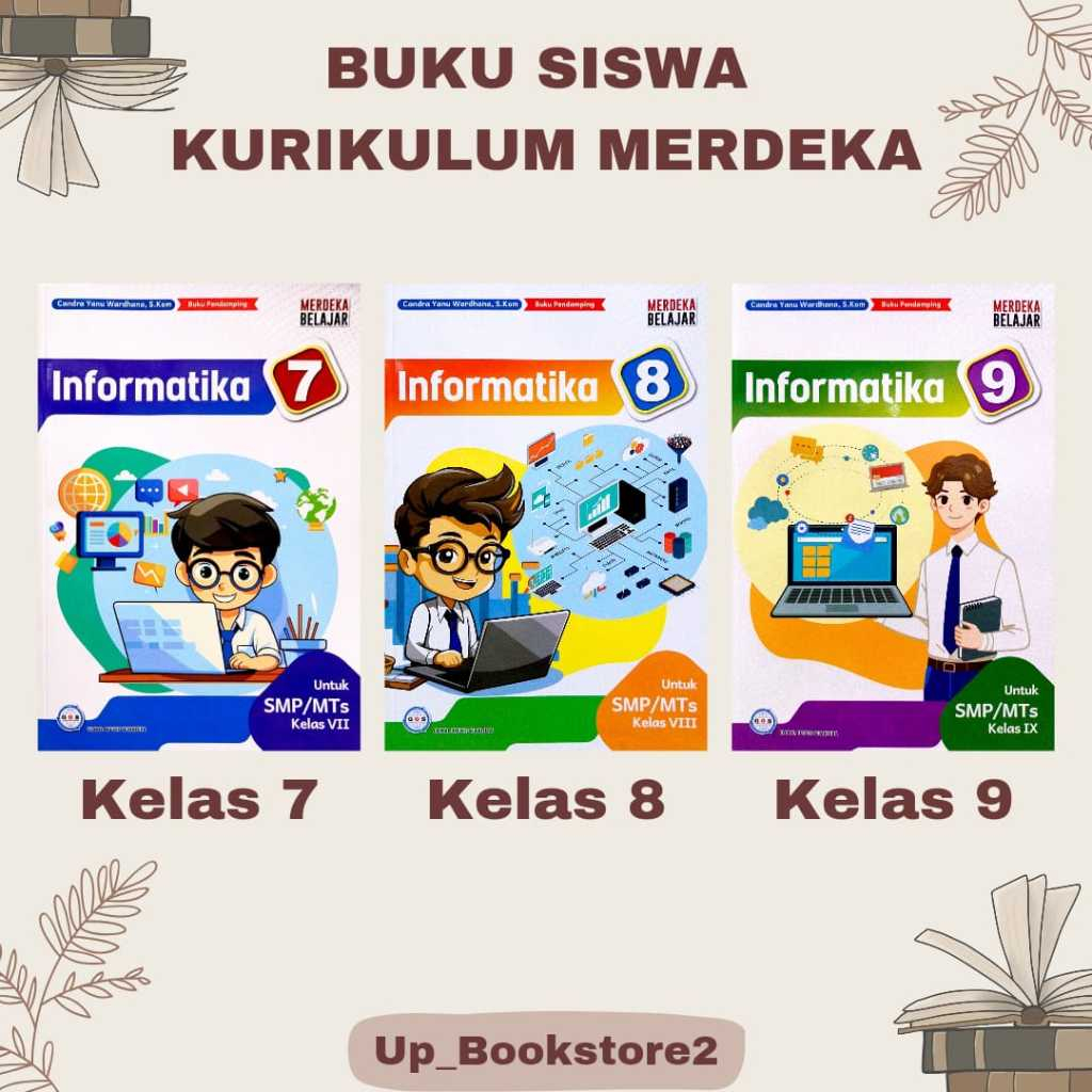 Jual BUKU SISWA INFORMATIKA KELAS 7,8,9 KURIKULUM PENGGERAK-MERDEKA SMP/MTS PENERBIT : GOS ...