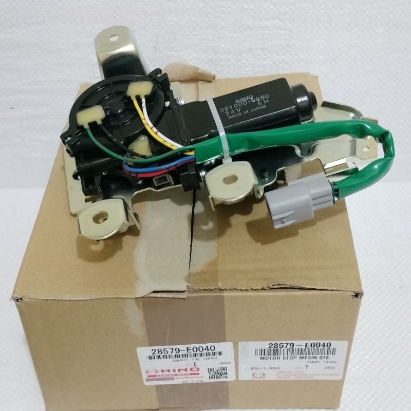 Jual MOTOR ENGINE STOP HINO 500 LOHAN FM260TI MESIN J08E 28579-E0040 ...