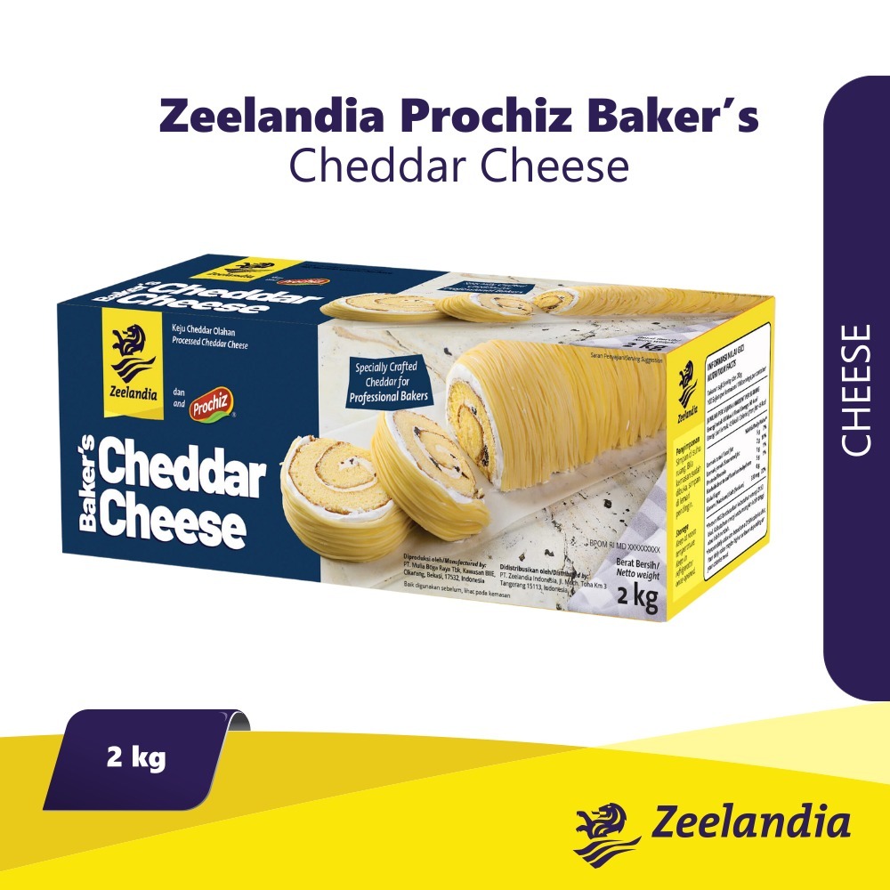 Jual Zeelandia Prochiz Baker's Cheddar Cheese | Shopee Indonesia