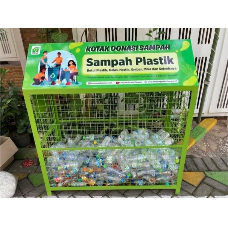 Jual tempat sampah botol plastik daur ulang | Shopee Indonesia