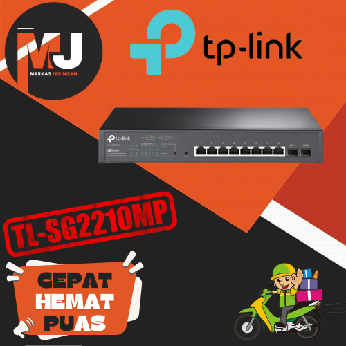 Jual TP-Link TL-SG2210MP JetStream 10-Port Gigabit Smart Switch with 8 ...
