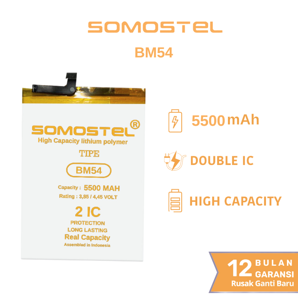 Jual Somostel - BM54 Redmi Note 9T Batre Batrai Baterai | Shopee Indonesia